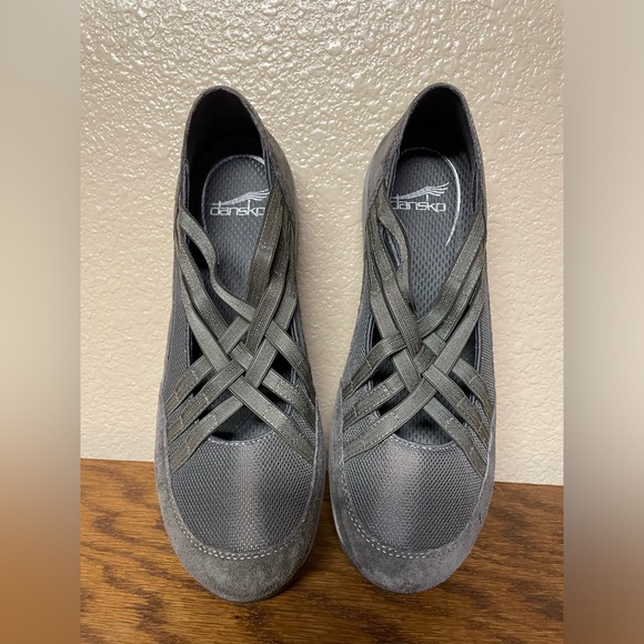 Dansko | Shoes | Dansko Hilde Grey Suede Sneakers 39859 | Poshmark